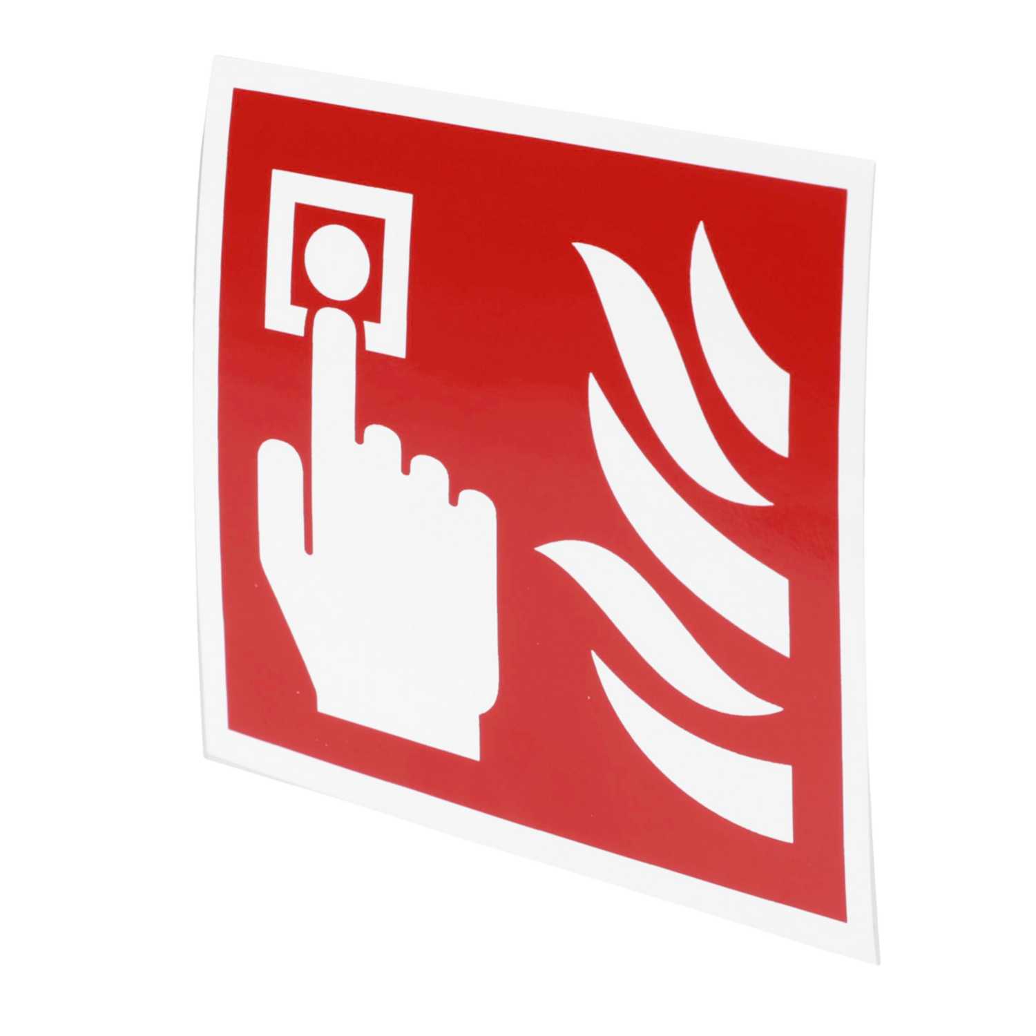 Engex Manual Call Point Self Adhesive Vinyl Sign (Pack of 5) (GX-MCP5S ...