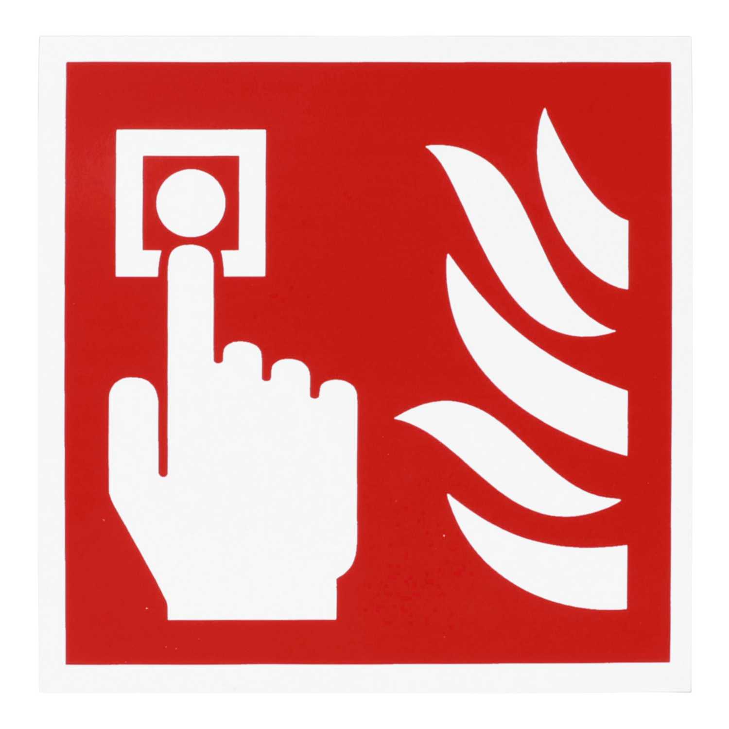Engex Manual Call Point Self Adhesive Vinyl Sign (Pack of 5) (GX-MCP5S ...