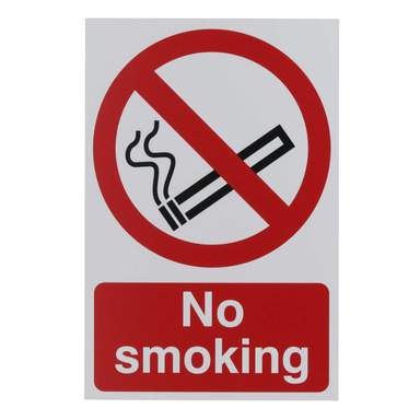 Engex 'No Smoking' Self Adhesive Sign (GX-NS1N) | CEF