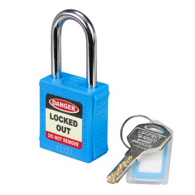 Engex Blue LOTO Safety Padlock (Blister Packed) (GX-PLB) | CEF