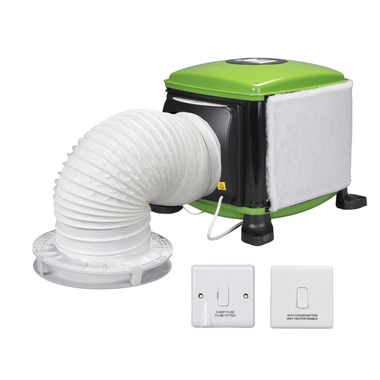 Envirovent Loft Mounted Positive Input Ventilation Unit with Heater ...