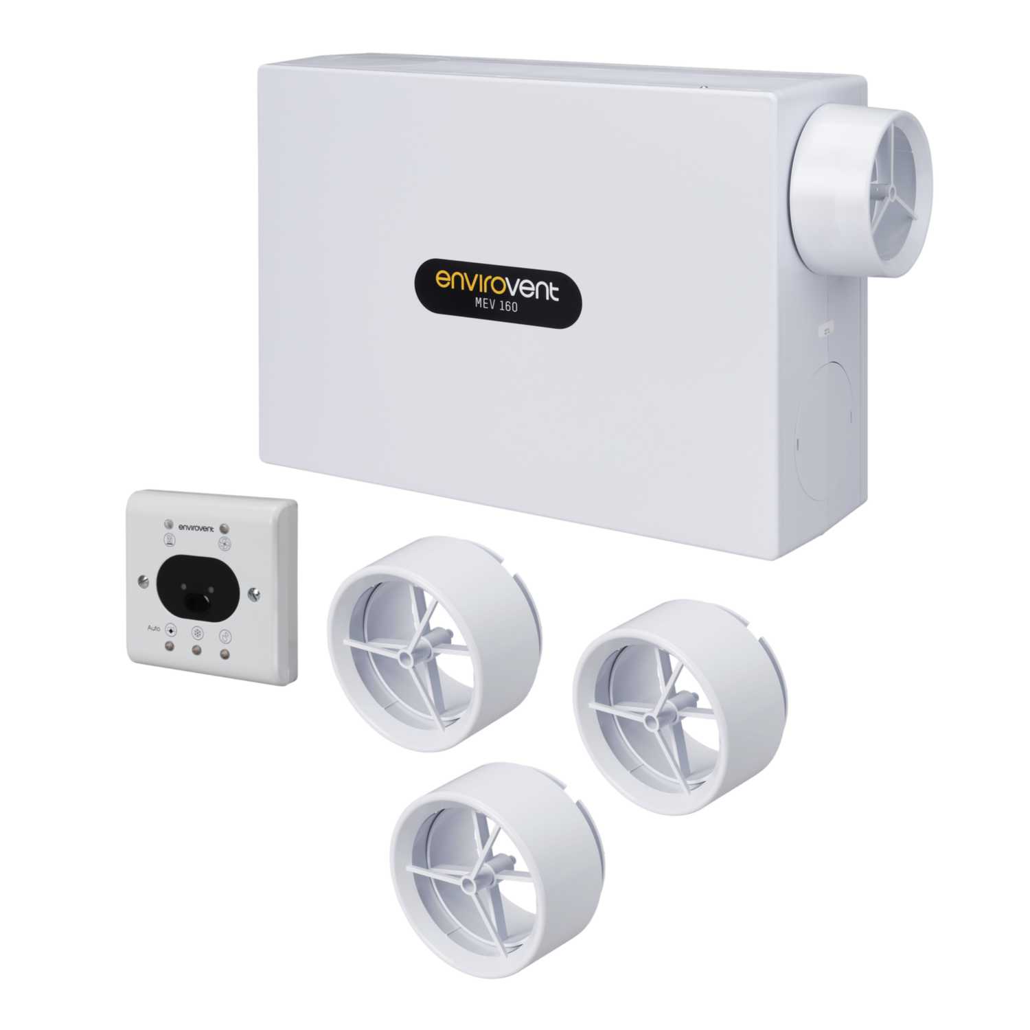 Envirovent MEV160 Mechanical Extract Ventilation Unit with Wireless ...