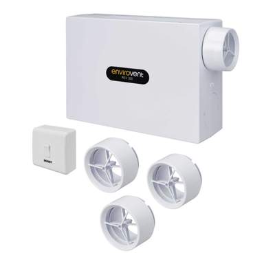 Envirovent MEV300 Mechanical Extract Ventilation Unit with Wired Boost ...