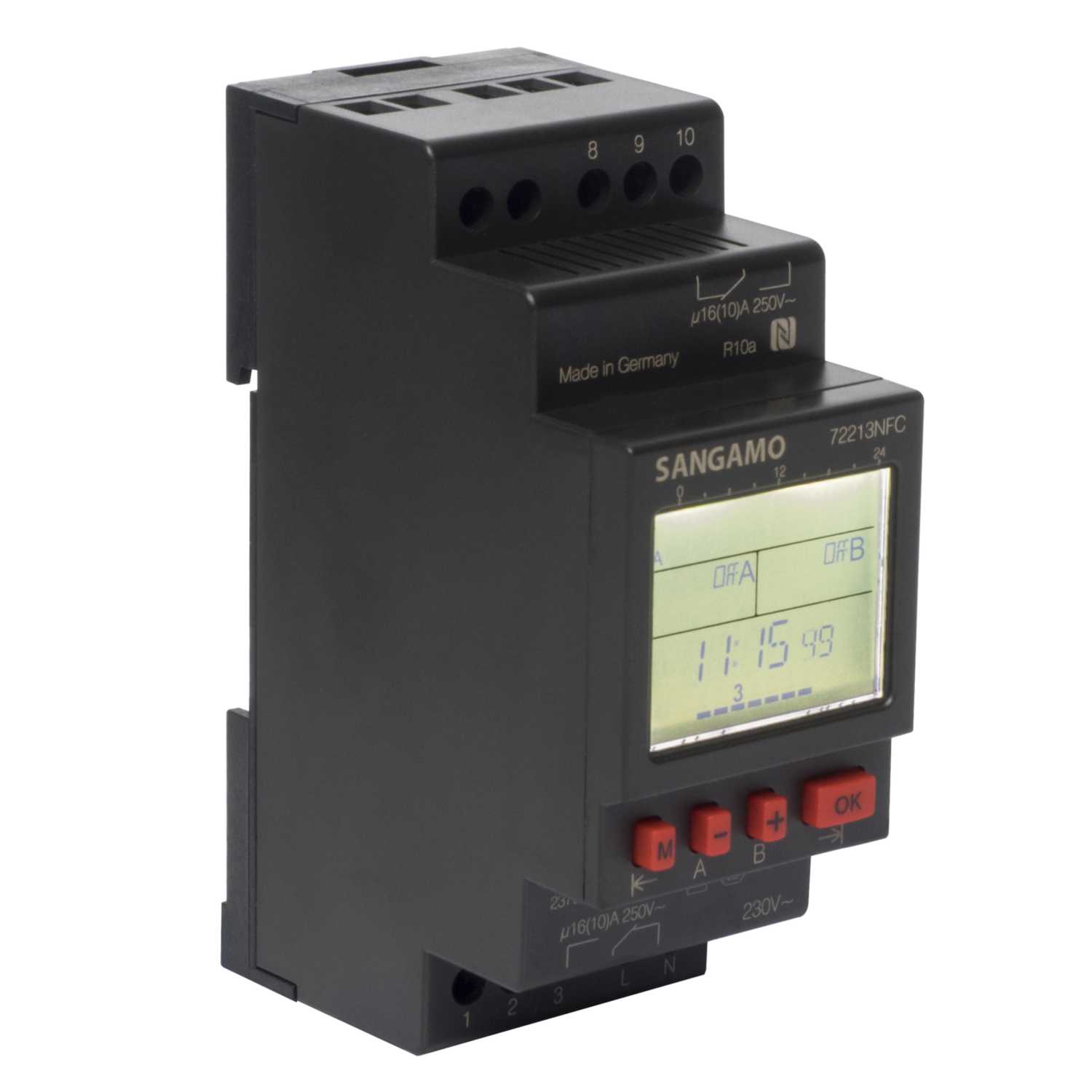 Sangamo 7 Day Dual Channel 2 Module Timer NFC Enabled (72213NFC) | CEF