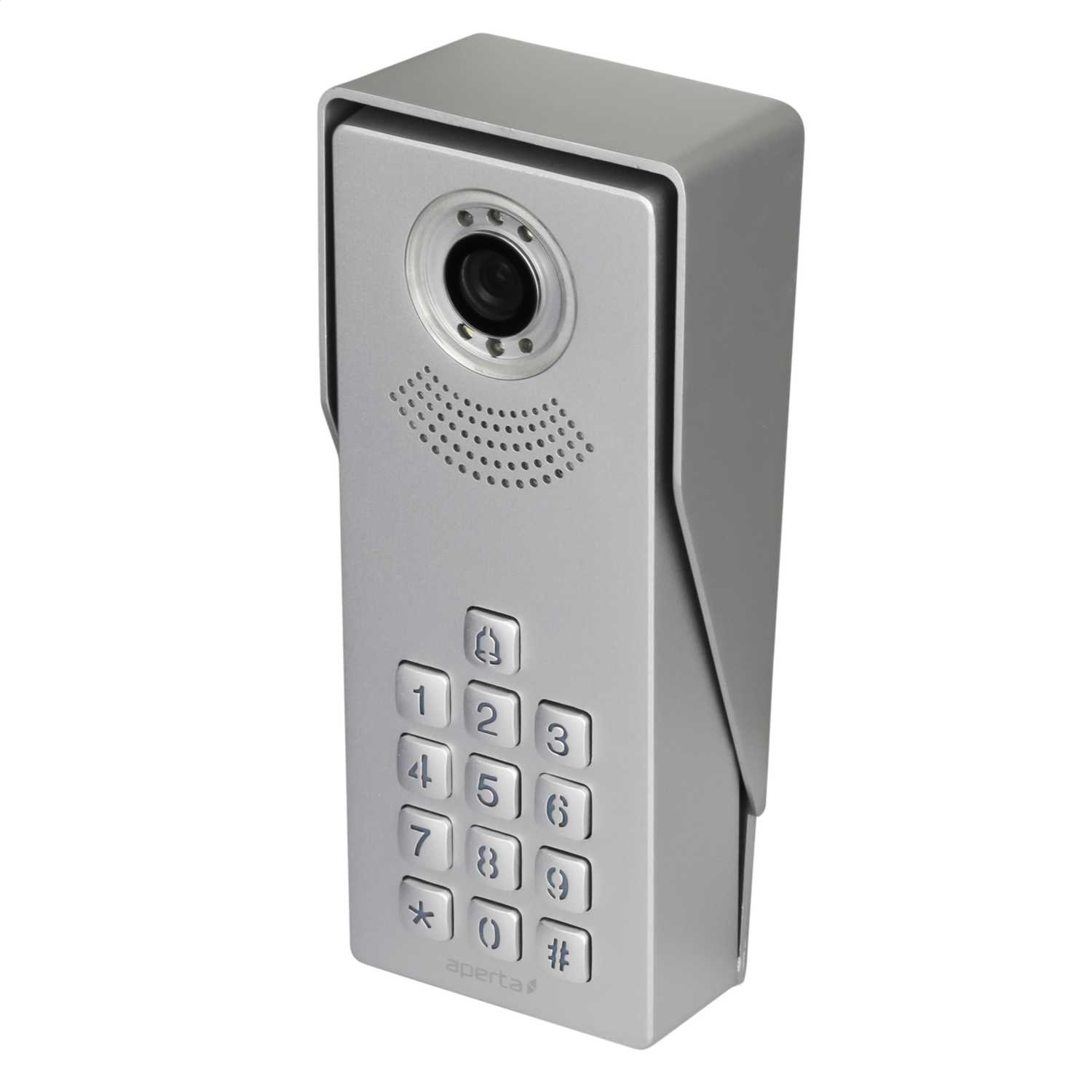 ESP Aperta Colour Video Door Entry System with Record, Keypad and Black ...
