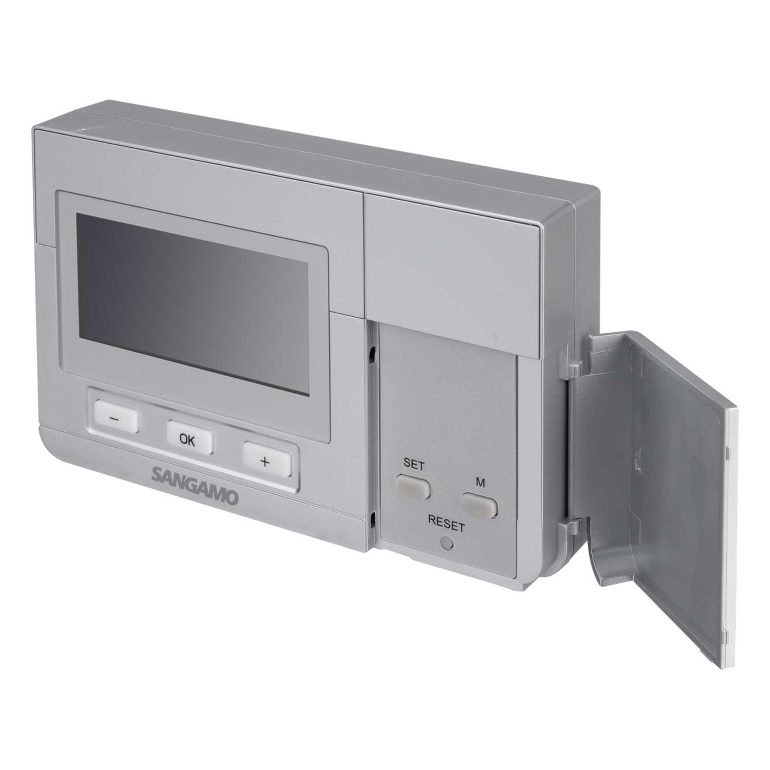 Sangamo Electronic Programmable Room Thermostat Silver (CHPRSTATDPS) | CEF