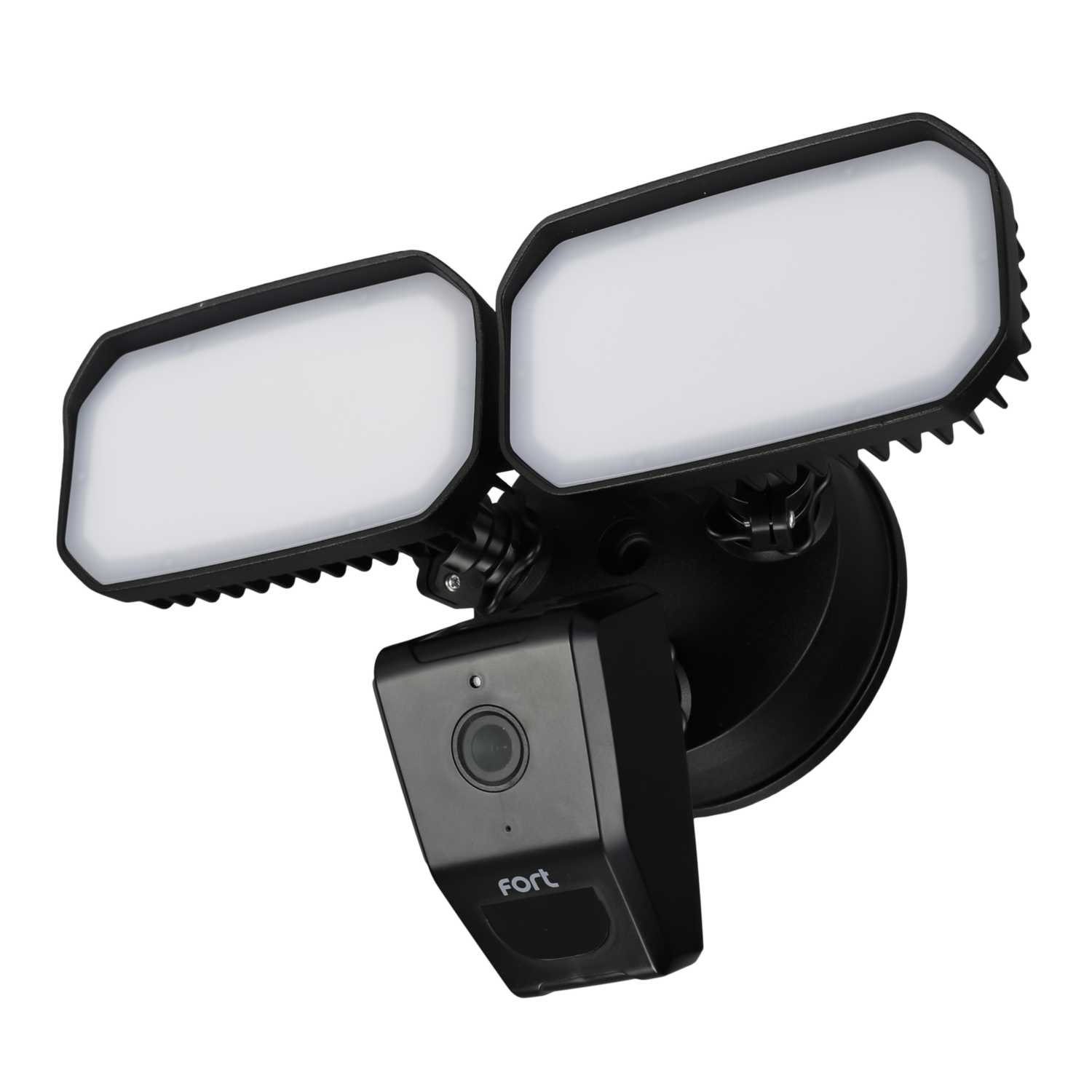 ESP Fort Wi-Fi Smart Security Camera with Twin LED Flood Lights Black ...