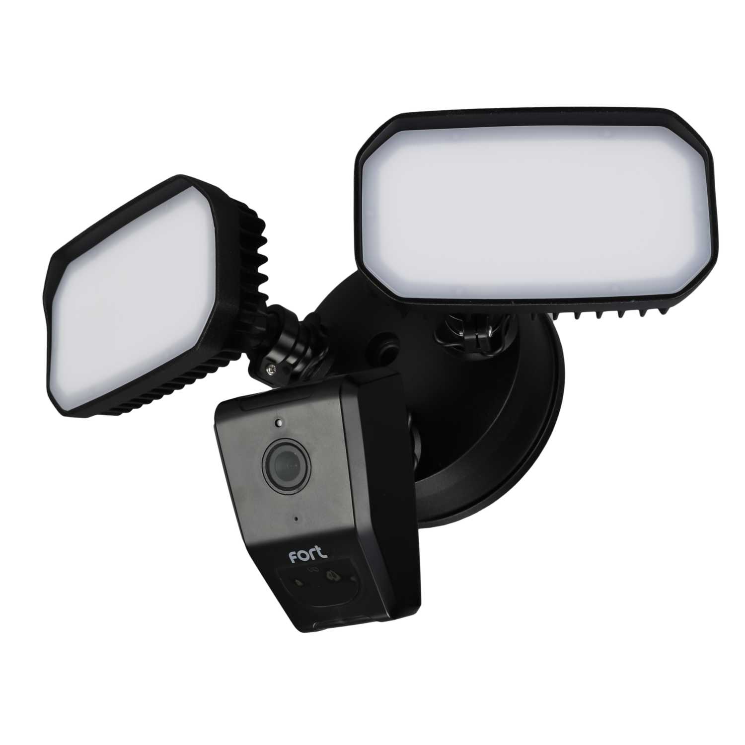ESP Fort Wi-Fi Smart Security Camera with Twin LED Flood Lights Black (ECSPCAMFLB) | CEF