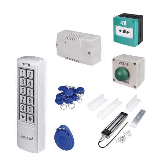 ESP Single External Door Proximity Keypad Kit with Mushroom Exit and ...