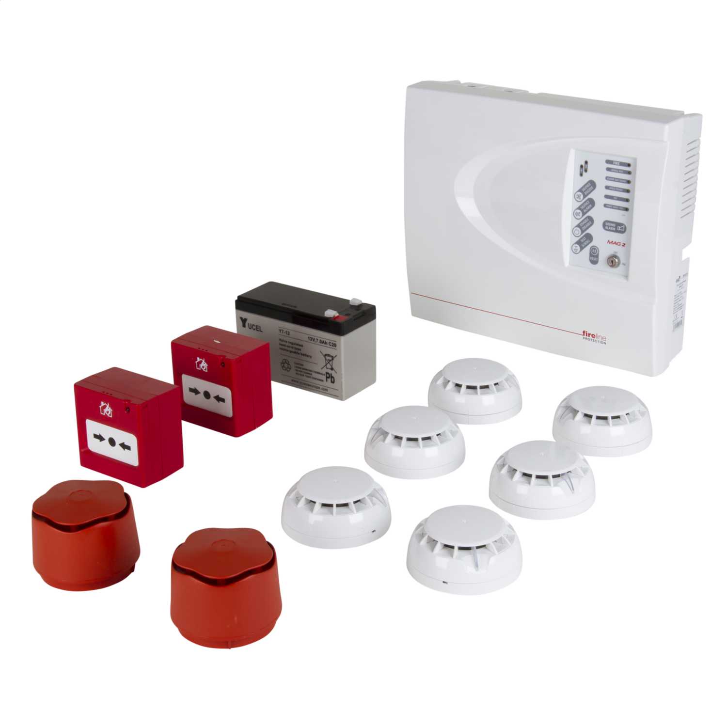 ESP 2 Zone Conventional Fire Alarm Kit (FLK2P) | CEF