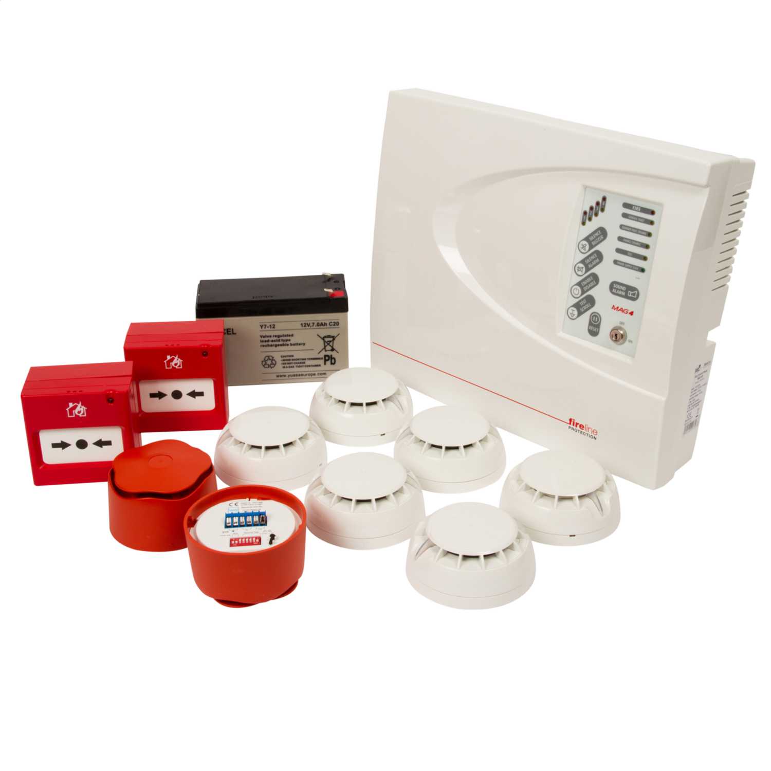 ESP 4 Zone Conventional Fire Alarm Kit (FLK4PH) | CEF