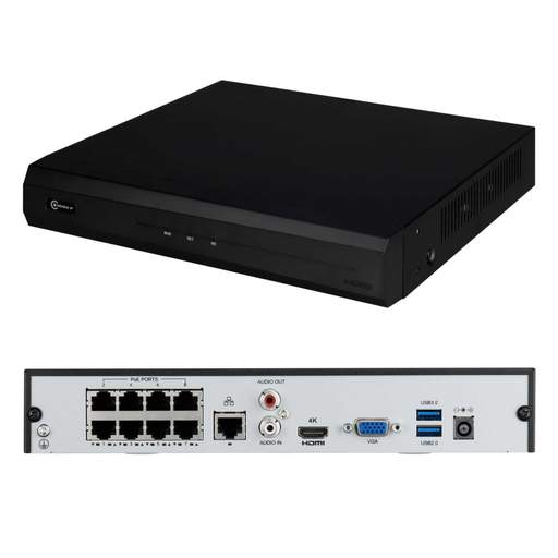 ESP HDview IP 24/7 8 Channel HD 4TB NVR (HC88R4TB) | CEF