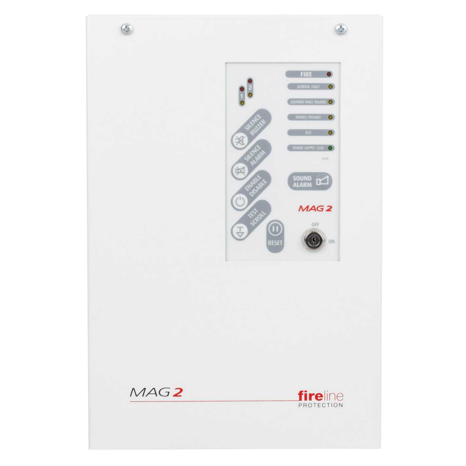 ESP 2 Zone Conventional Metal Fire Panel (MAG2) | CEF