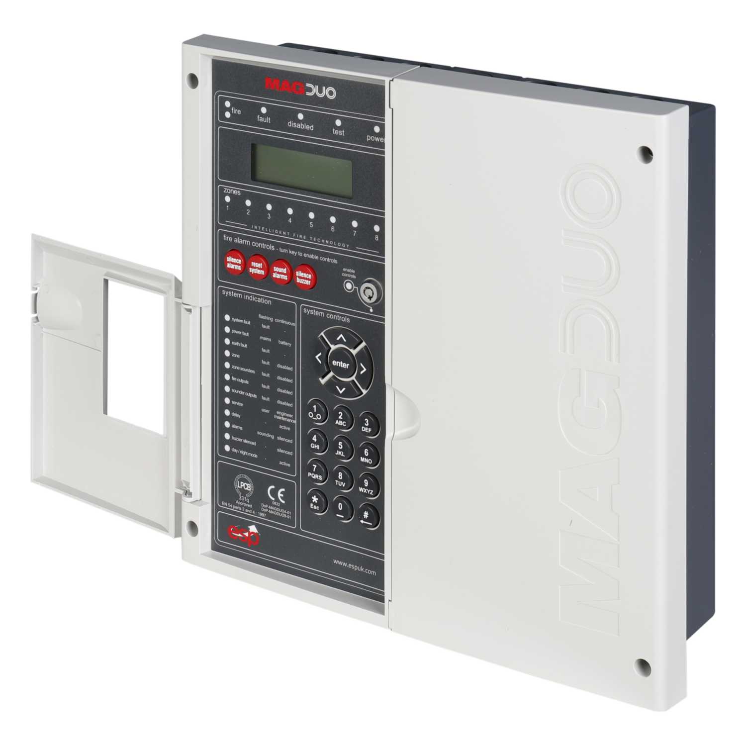 Magduo MAGDUO 4 Zone Two Wire Conventional Fire Alarm Panel (MAGDUO4) | CEF