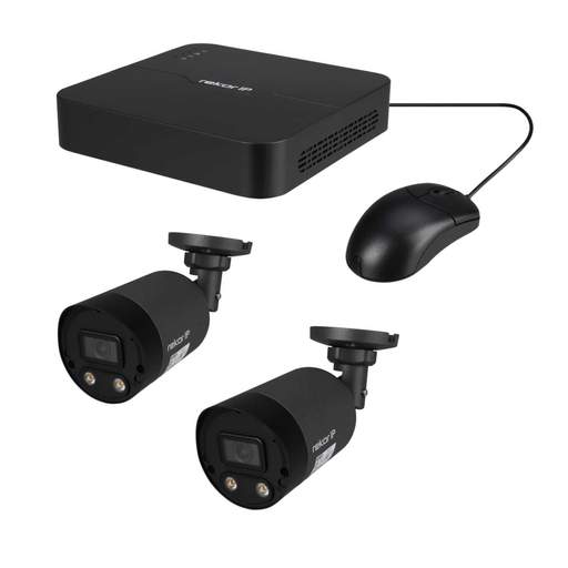 ESP Rekor IP 24/7 4 Channel 2 Grey Bullet Camera 2MP HD 1TB CCTV Kit ...