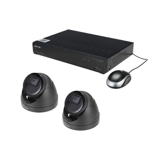 ESP 4 Channel 2 Grey Dome Camera 2MP HD 500GB CCTV Kit (RHD4KD2G) | CEF