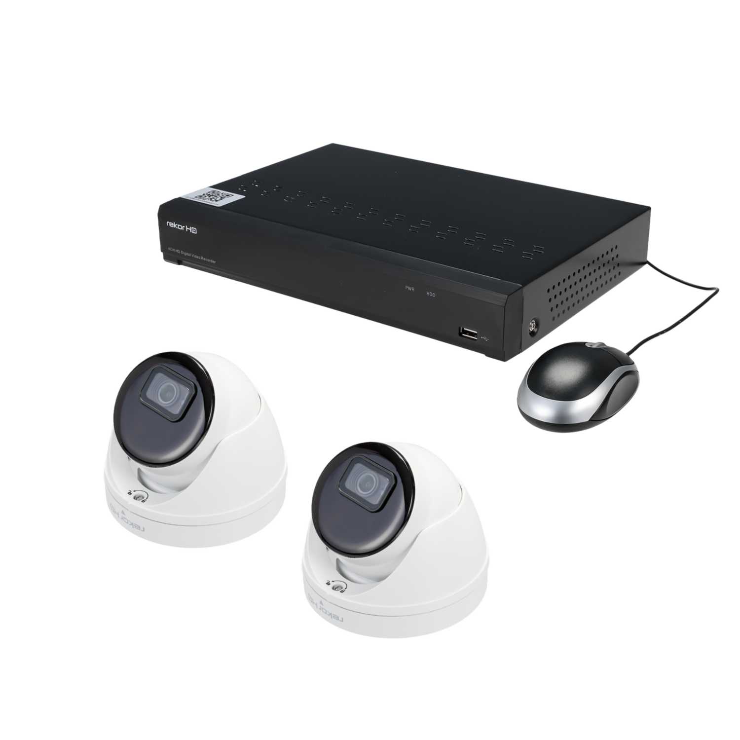 ESP 4 Channel 2 White Dome Camera 2MP HD 500GB CCTV Kit (RHD4KD2W) | CEF