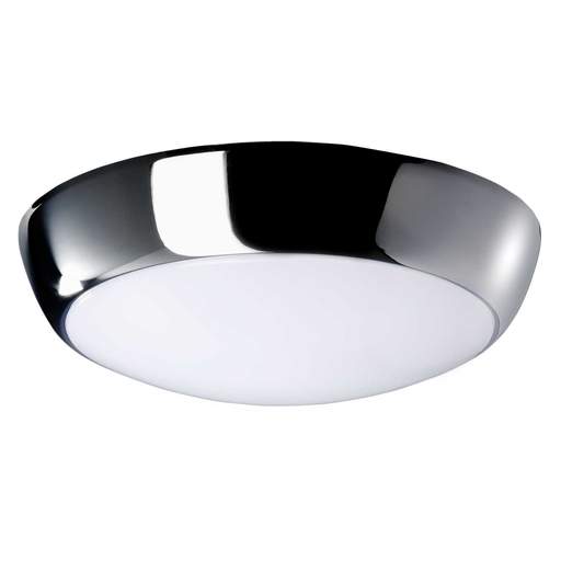 Eterna Carina 17W LED Emergency Tri-Colour Bulkhead Polished Chrome ...