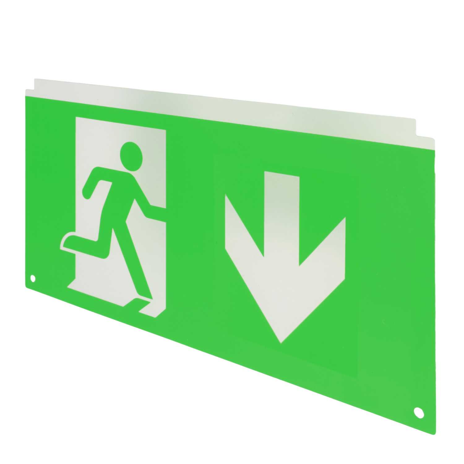 Eterna ISO 7010 Down Arrow Legend for EXITMMO Exit Sign (ISOMMOD) | CEF