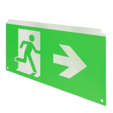 Eterna ISO 7010 Left / Right Arrow Legend for EXITMMO Exit Sign ...