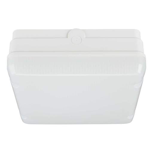 Eterna 9W - 18W LED Tri-Colour Emergency Square Bulkhead White / Opal ...