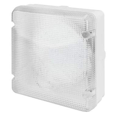 Eterna 9W - 18W LED Tri-Colour Emergency Square Bulkhead White ...