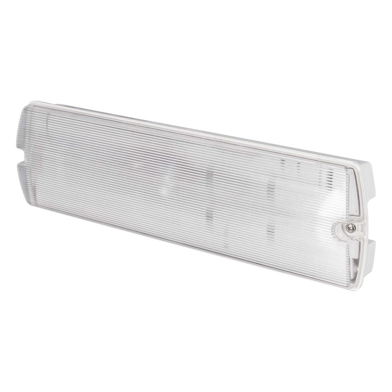 Eterna 4W LED Maintained Emergency Self Test Bulkhead with ISO 7010 ...