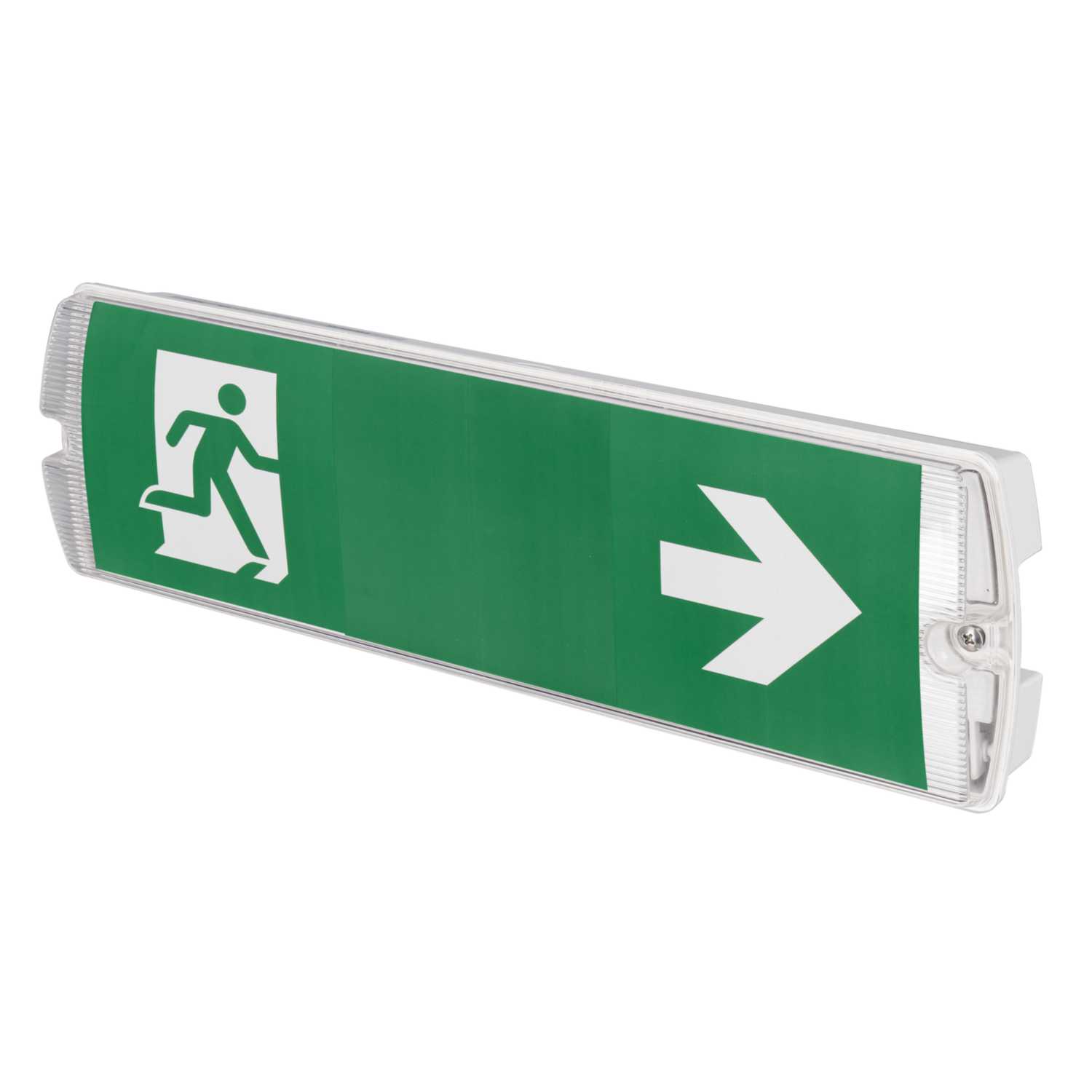 Eterna 4W LED Maintained Emergency Self Test Bulkhead with ISO 7010 ...