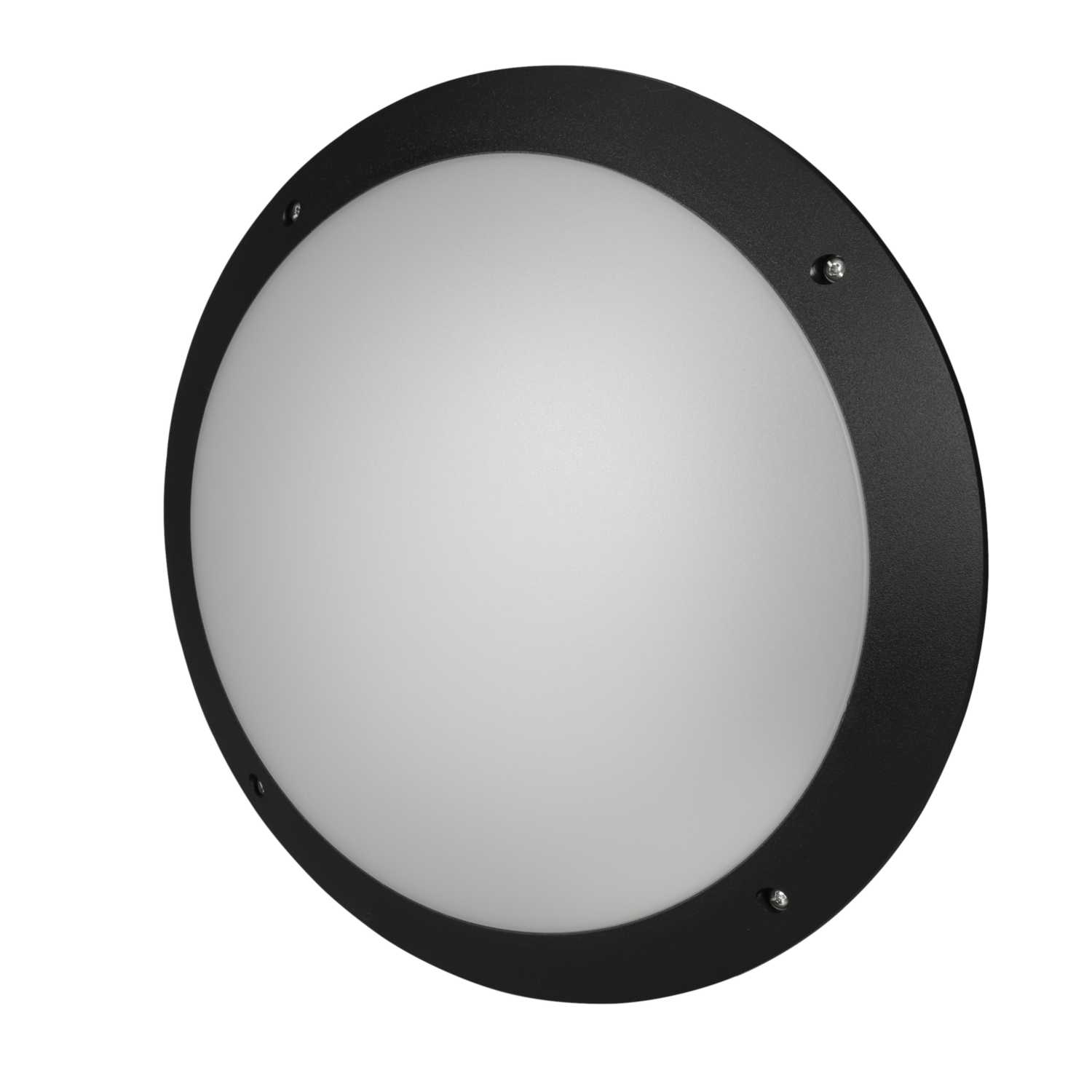 Eterna 12W LED Amenity Bulkhead Black 4200K (SHFULLBK) | CEF