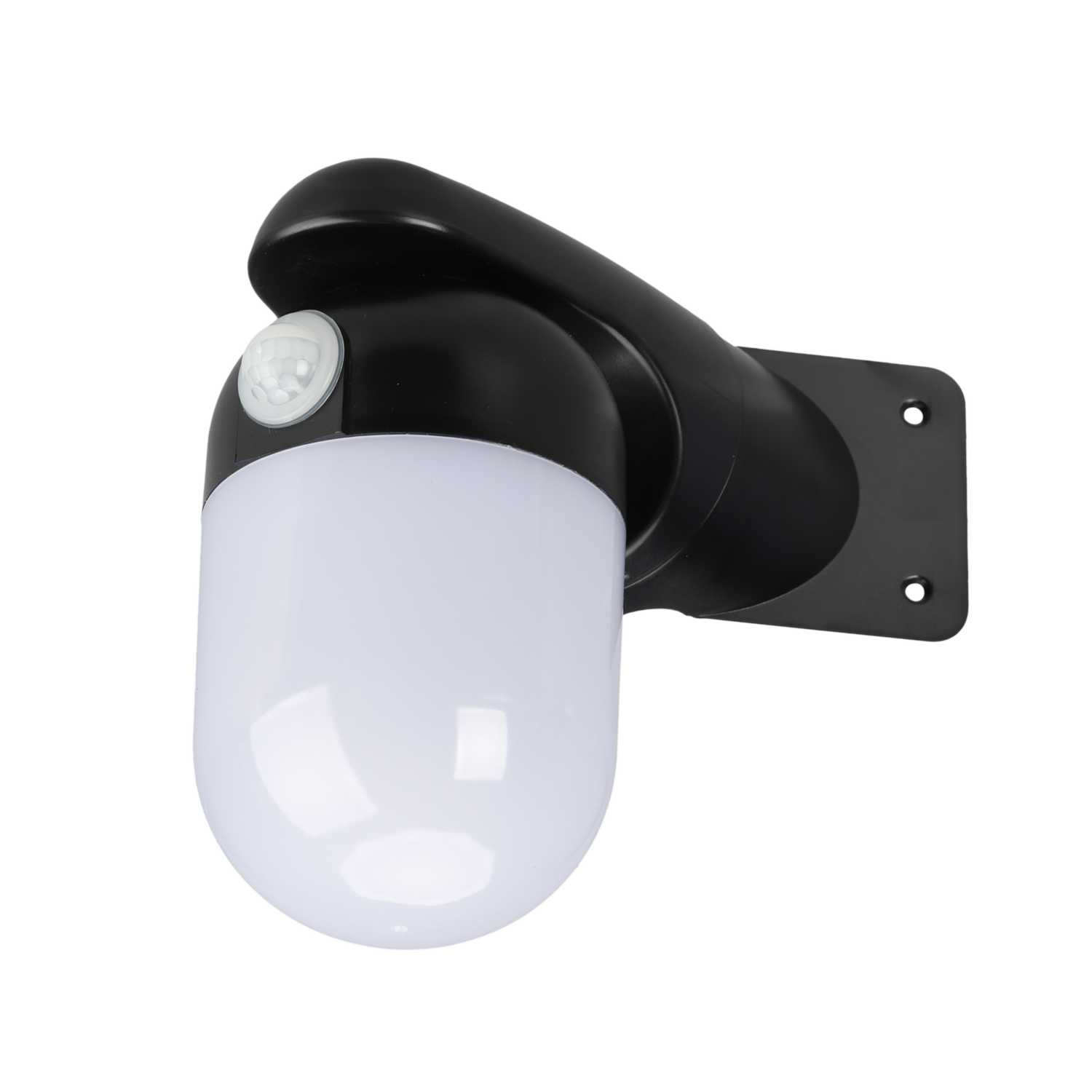 Eterna 10W LED Well Glass Fitting with PC Diffuser Black and PIR 4000K ...