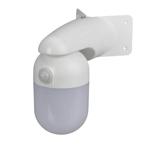 Eterna 10W LED Well Glass Fitting with PC Diffuser White and PIR 4000K ...