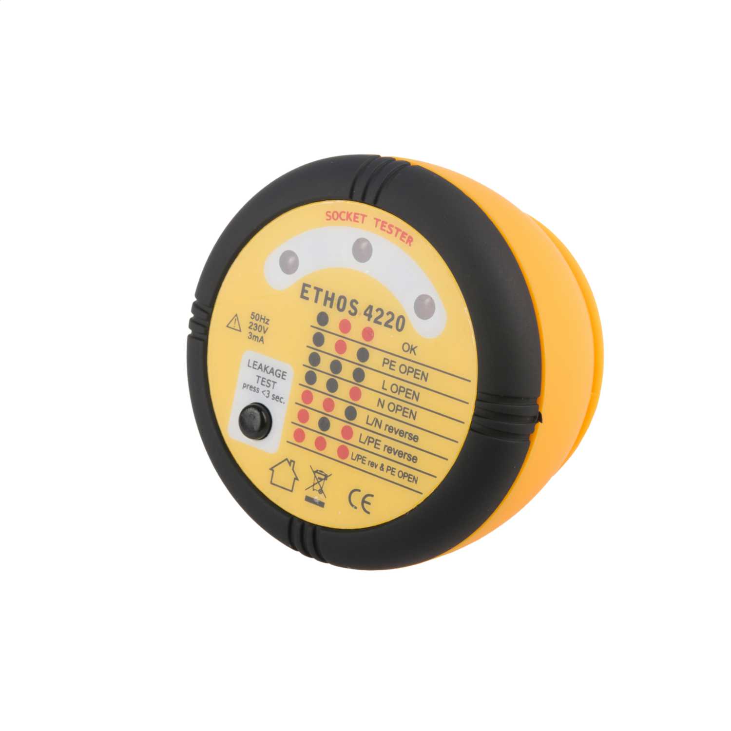 Ethos 4220 Socket Tester with RCD Check (ETHOS 4220) | CEF