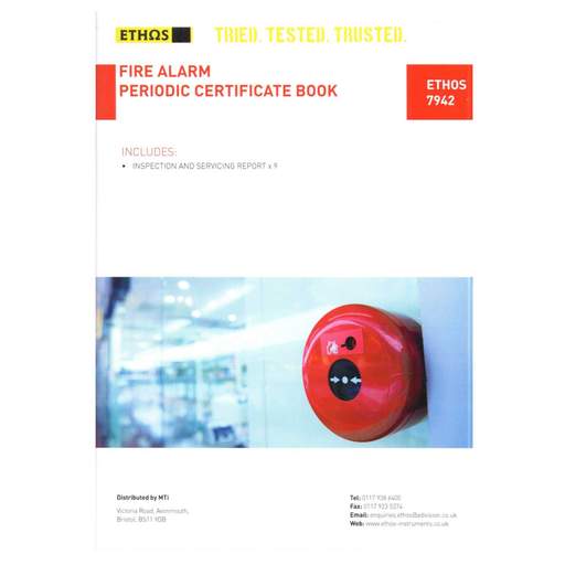 Ethos Fire Alarm Periodic Certificates (ETHOS 7942) | CEF