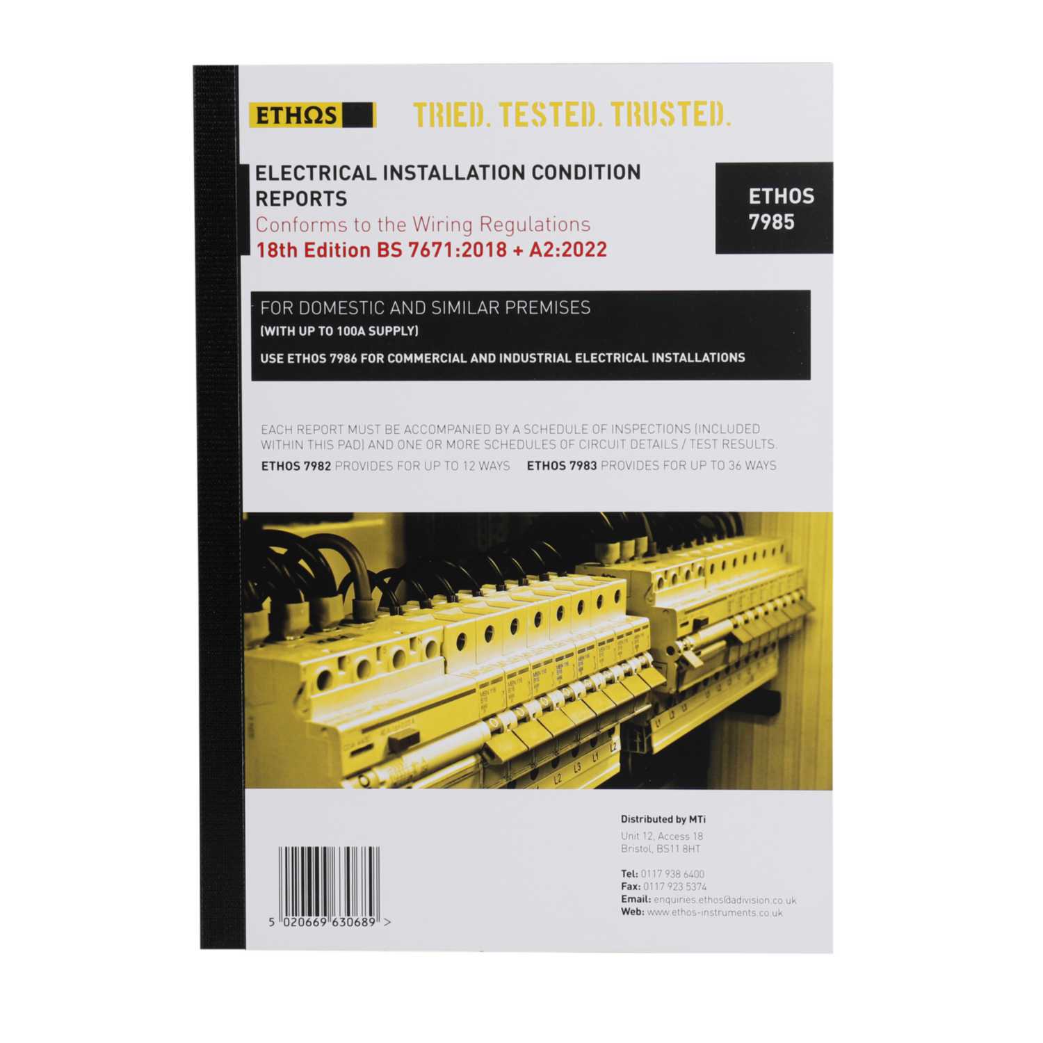 Ethos Electrical Installation Condition Reports up to 100A 18th Edition ...
