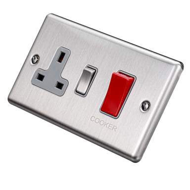 Eurolite 45A DP Cooker Control Unit Grey Insert Satin Stainless Steel ...