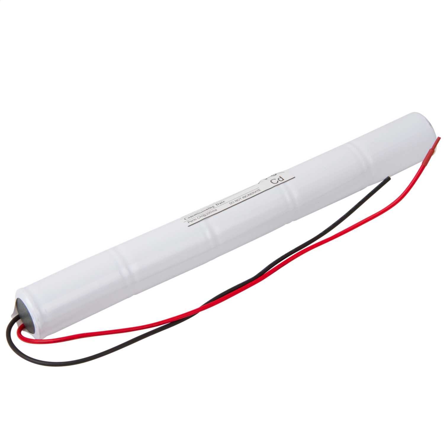 Yuasa 5 x D Cell 6V Cylindrical Nickel Cadmium Battery with Leads (5DH4 ...