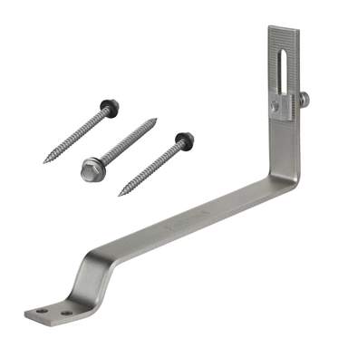 Fastensol FAS-TH02 Flat Tile Roof Hook Portrait (Pack of 15) (25426) | CEF