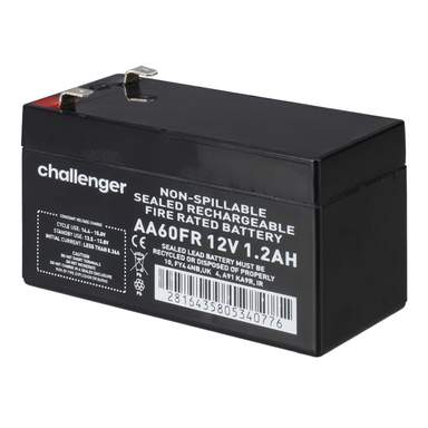Challenger 1.2Ah 12V Fire Rated VRSLA Battery (AA60FR) | CEF