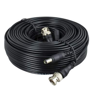 Challenger 20m Coax Video and Power Extenstion Cable with 12V 1.25A ...