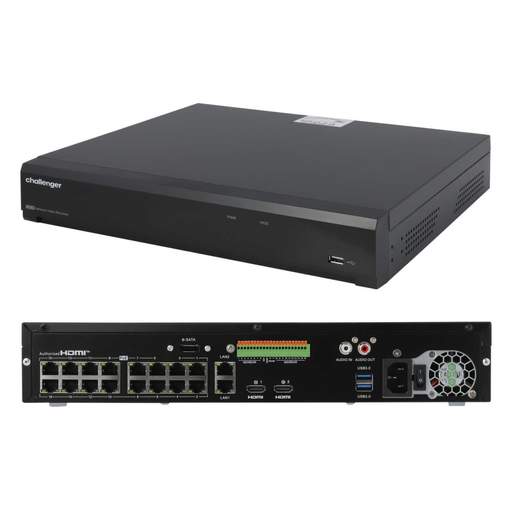 Challenger 32 Channel 8MP PoE NVR (No HDD) (CHIPREC4) | CEF