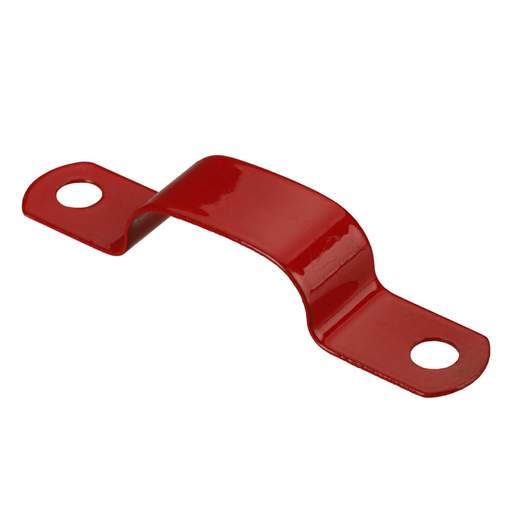 Zeroburn 10.6mm - 11.1mm Double Cable Fixing Saddle Clip Red (Pack of ...