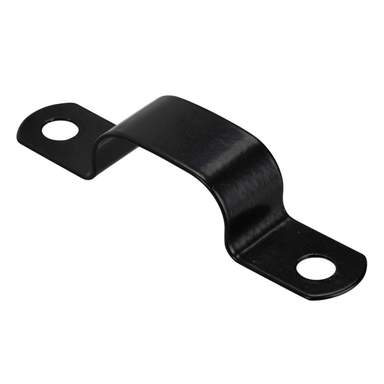 Zeroburn 11.6mm - 12.1mm Double Cable Fixing Saddle Black (Pack of 50 ...