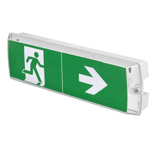 Lightsafe 6W LED Maintained / Non Maintained Emergency Bulkhead with ...