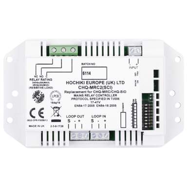 Hochiki CHQ-MRC-SCI Mains Relay Controller with Isolator (FDHRCMI) | CEF