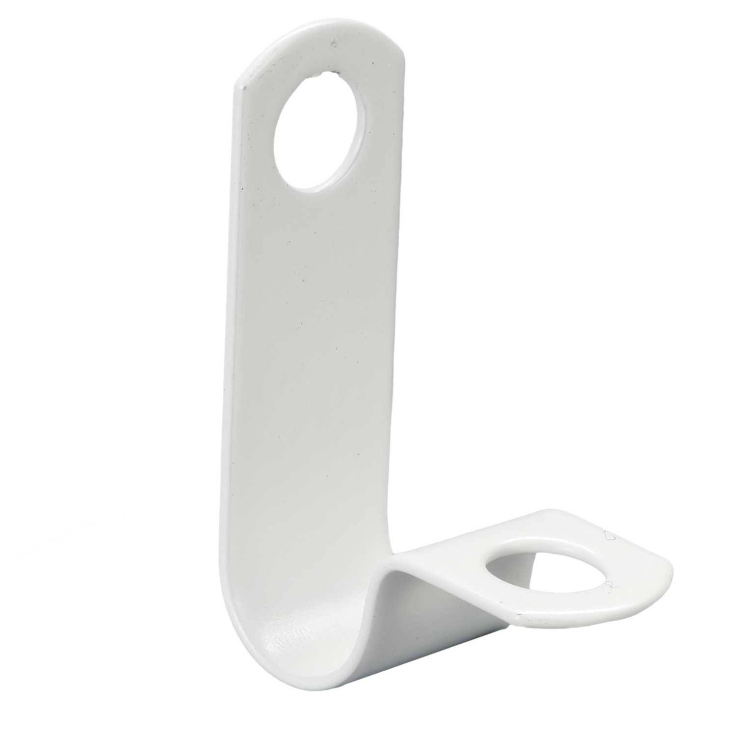 Zeroburn 7.7mm - 8mm Single Fixing P Clip White (Pack of 50) (FPC30W) | CEF
