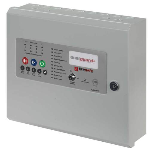 Dualguard+ 4 Zone 2 Wire Fire Panel with Batteries (FSDG4) | CEF