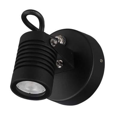 Firstlight Veron 5W LED Wall Light Black 3000K (2831BK) | CEF