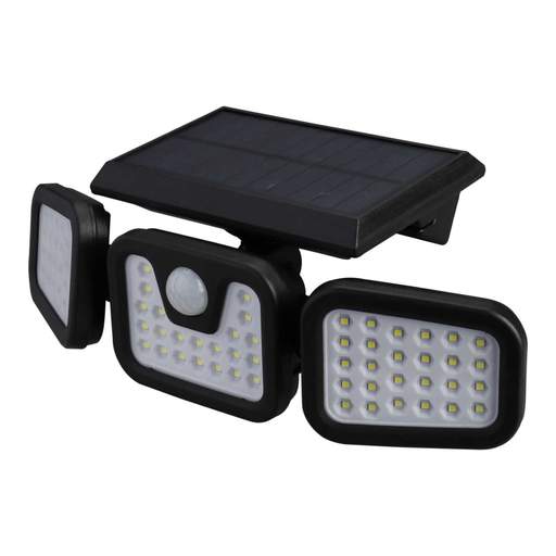 Firstlight Avenue 5.92W LED Solar Security Light with PIR Black 6000K ...