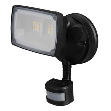 Firstlight Reflex 15W LED Tri-Colour Security Light with PIR (3867BK) | CEF