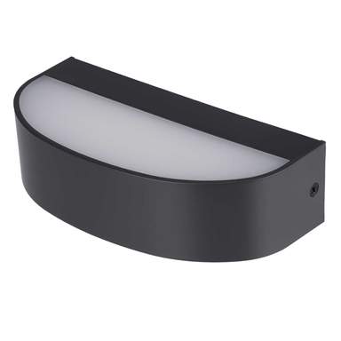 Firstlight Texas 8W LED Round Resin Wall Light Graphite 3000K (4153GP ...